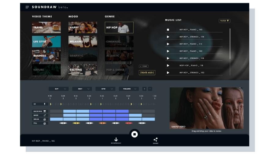 AI Music Generator - SOUNDRAW